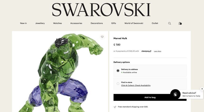 Hulk Smash! Marvel Team up with Swarovski to create crystal statues ...