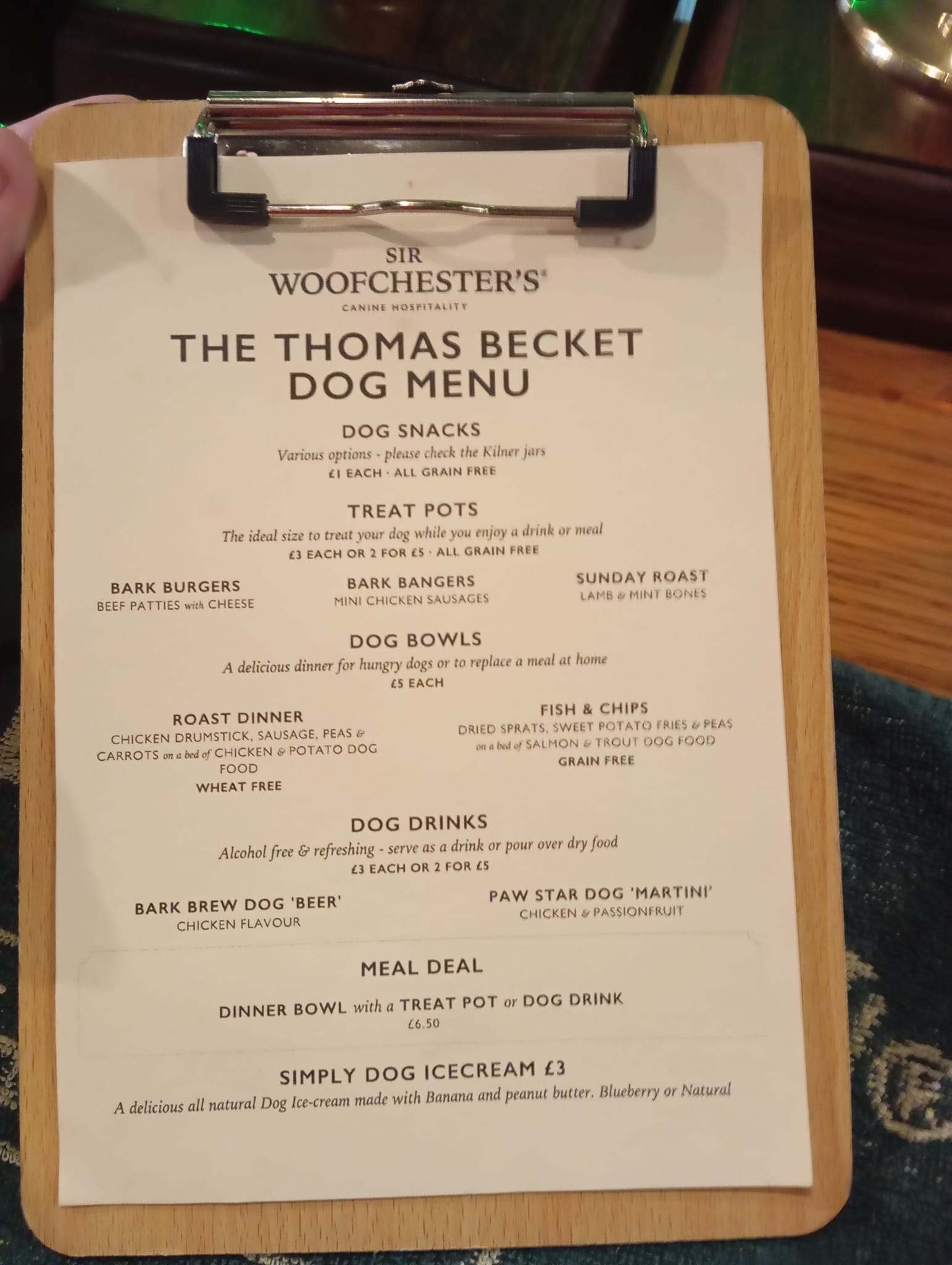 Is this the most dog-friendly pub in the UK? Boozer offers canine food ...