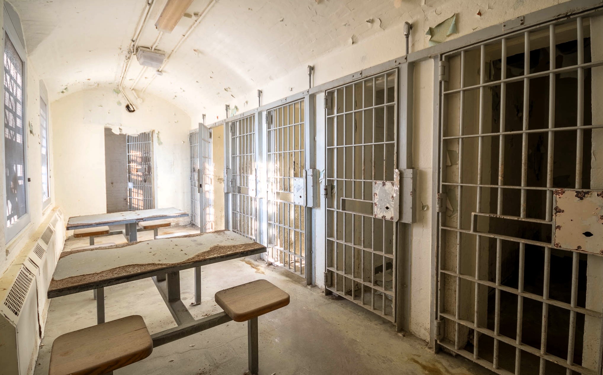 Creepy abandoned prison discovered – with old cells and court room left ...