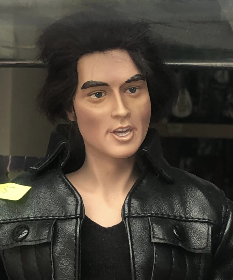 Dodgy life-size Elvis doll spotted on sale in charity shop is ridiculed ...