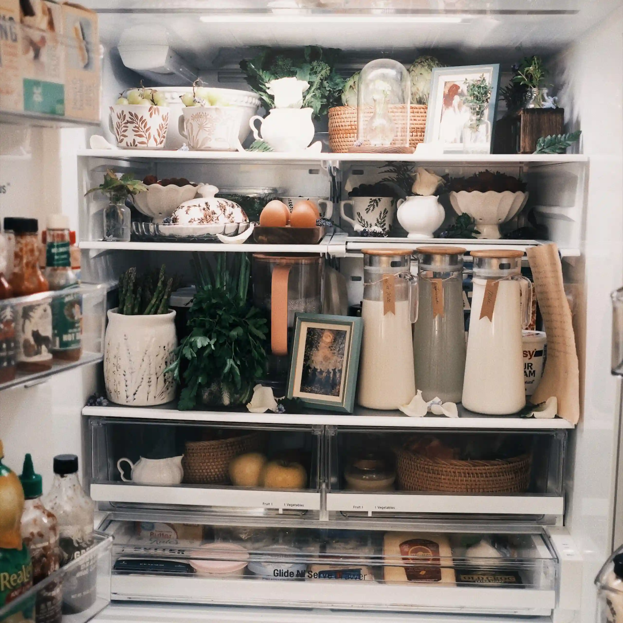 Woman branded ‘insane’ for bizarre décor inside FRIDGE – including ...