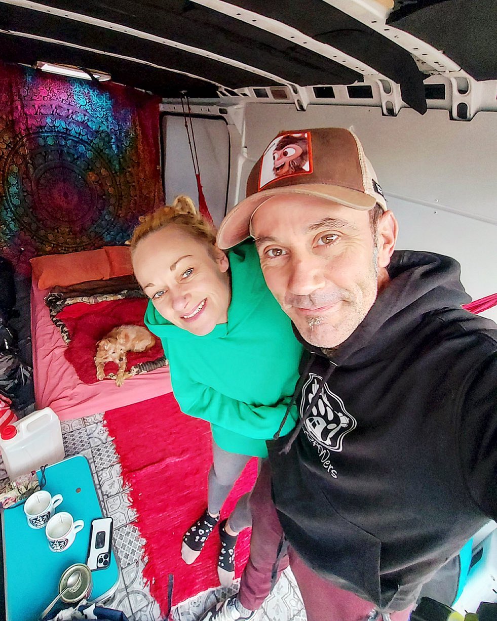 British van life couple reveal what it’s like to spend Christmas in ...