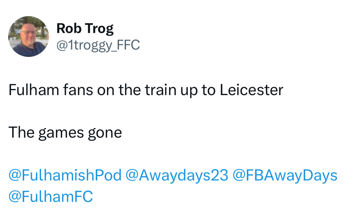 Posh Fulham fans ridiculed for having oysters and champagne on train to ...