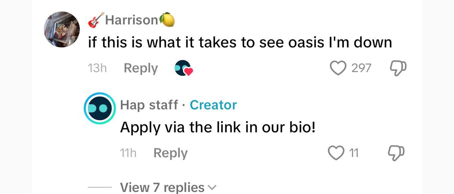 Cheeky Oasis fans rush to nab bar staff jobs at sold out gigs - What's ...