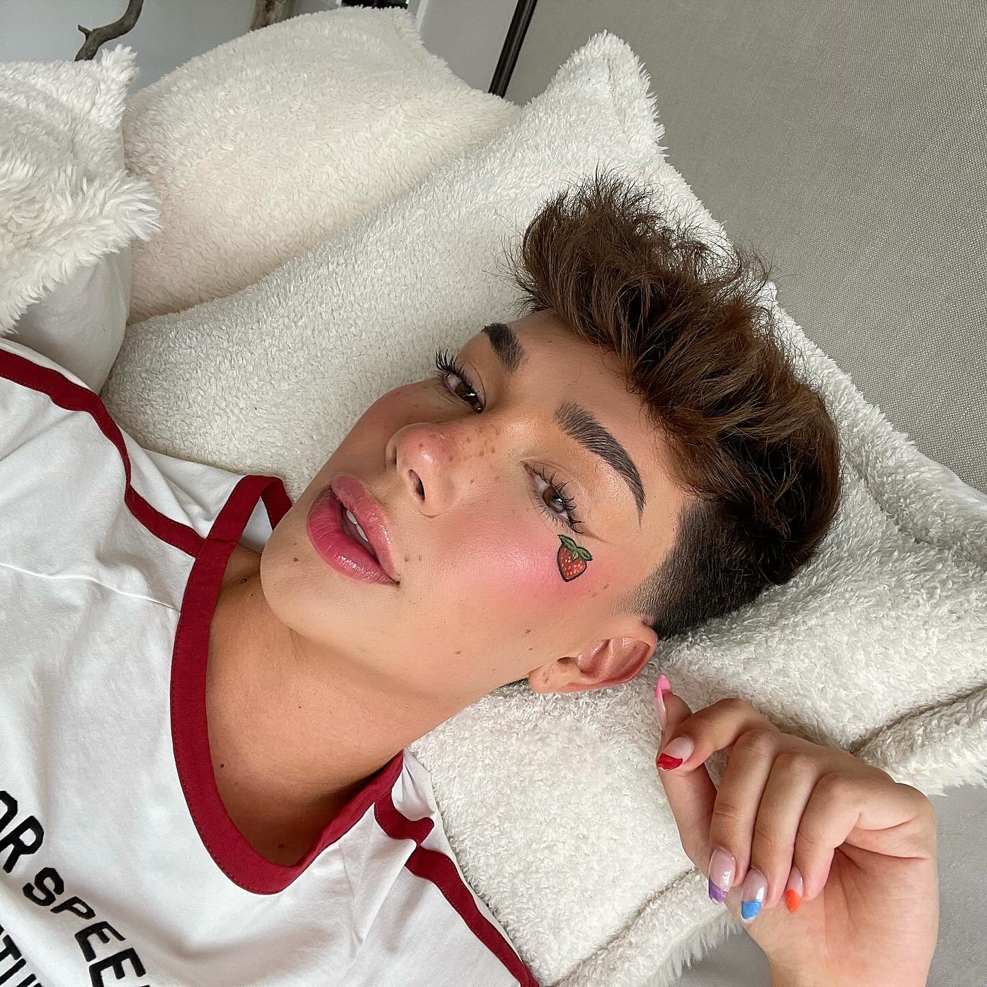 James Charles tries Greggs for the FIRST time and has just four-word ...