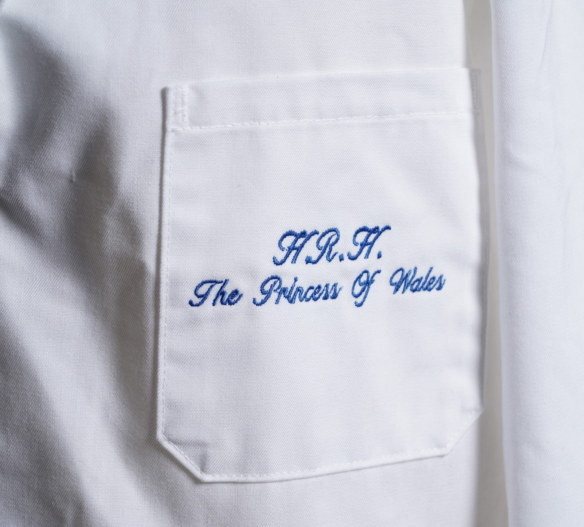 Lab coat worn by Princess Diana the day of her separation from Prince ...