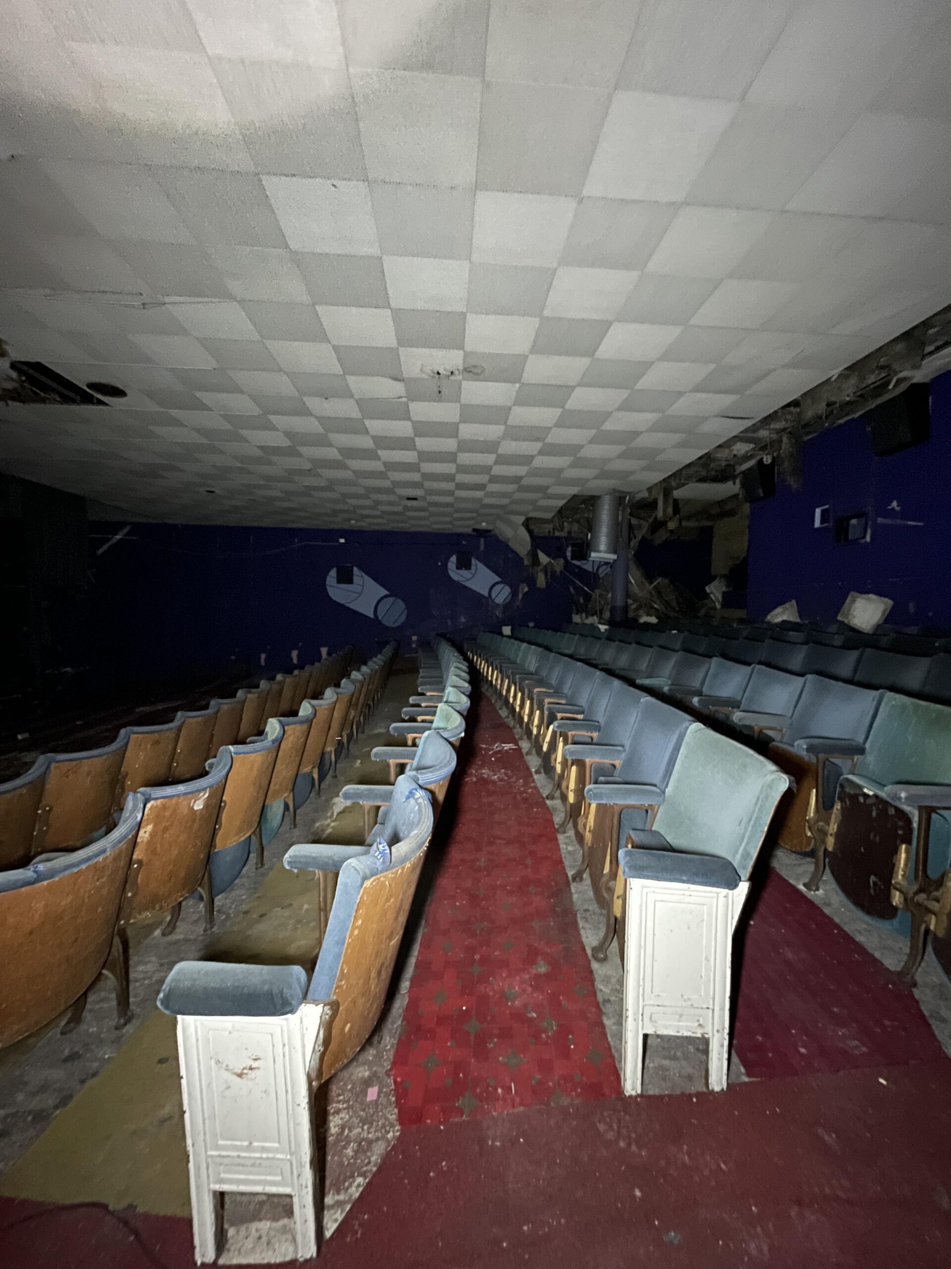 ‘Haunted’ 100-year-old cinema found abandoned with seats, screens and ...