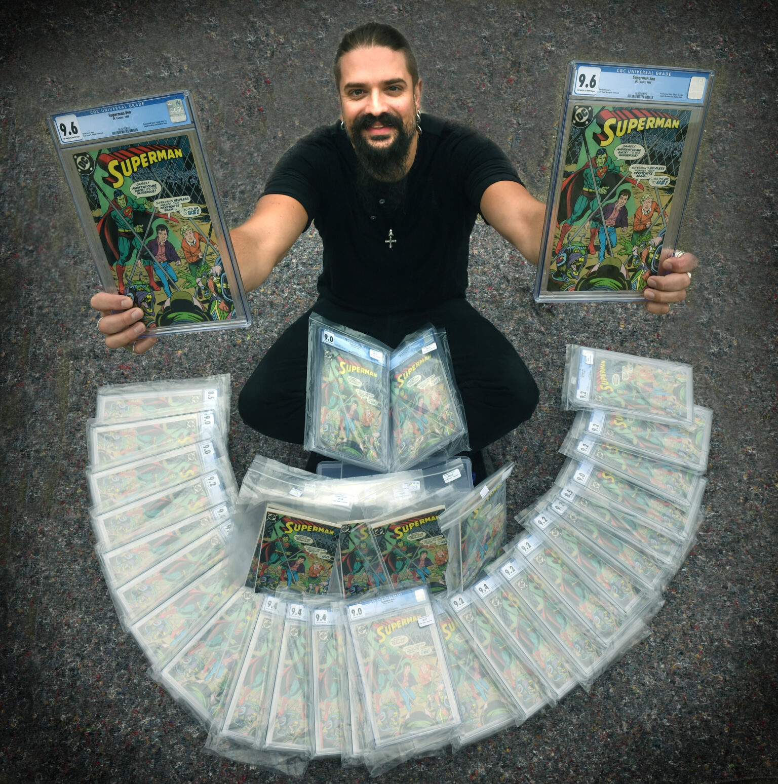 Rare Superman comics bought for just £20 at car boot set to sell for £ ...
