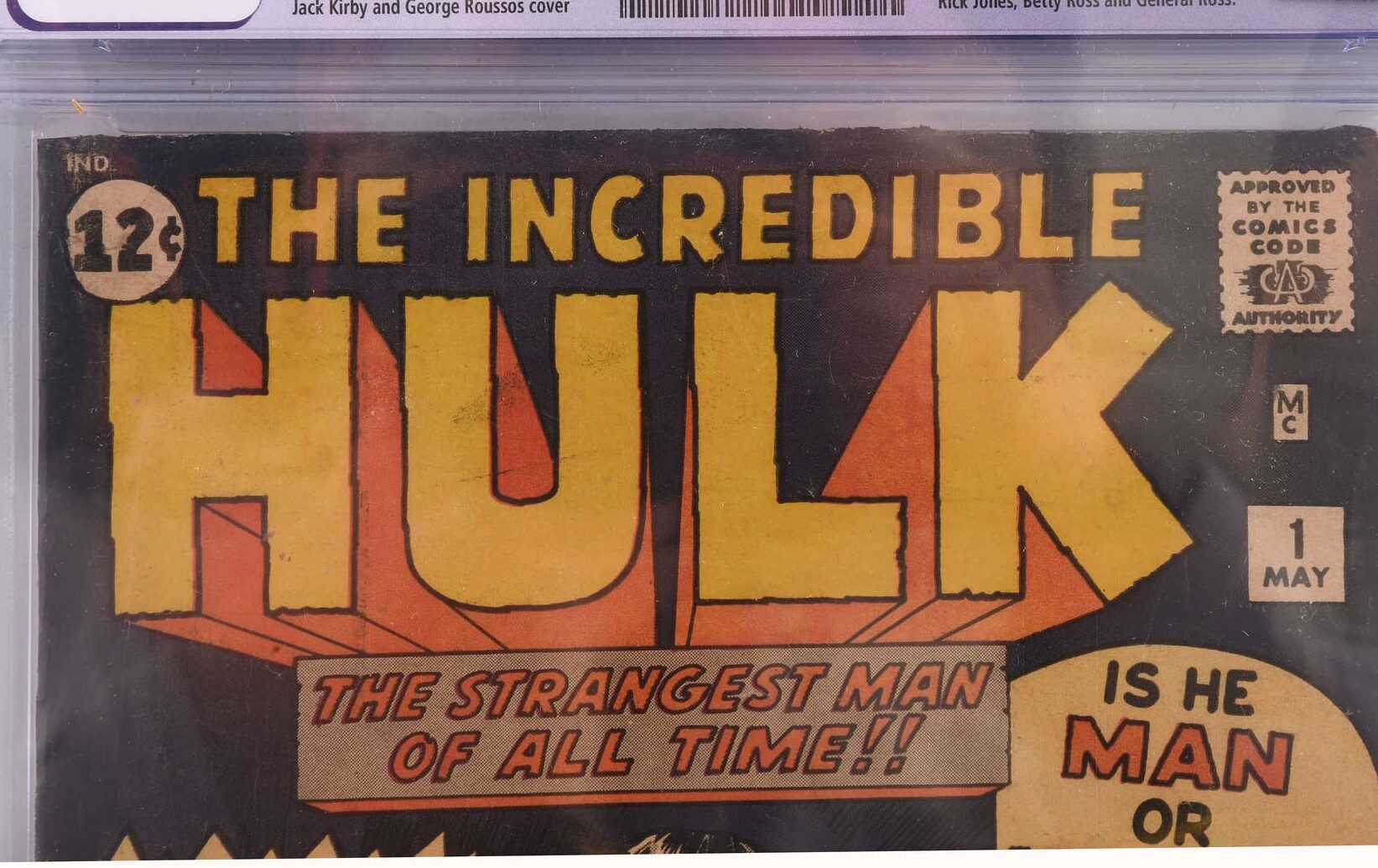 Rare copy of first ever Hulk comic set to sell for £8,000 - What's The Jam