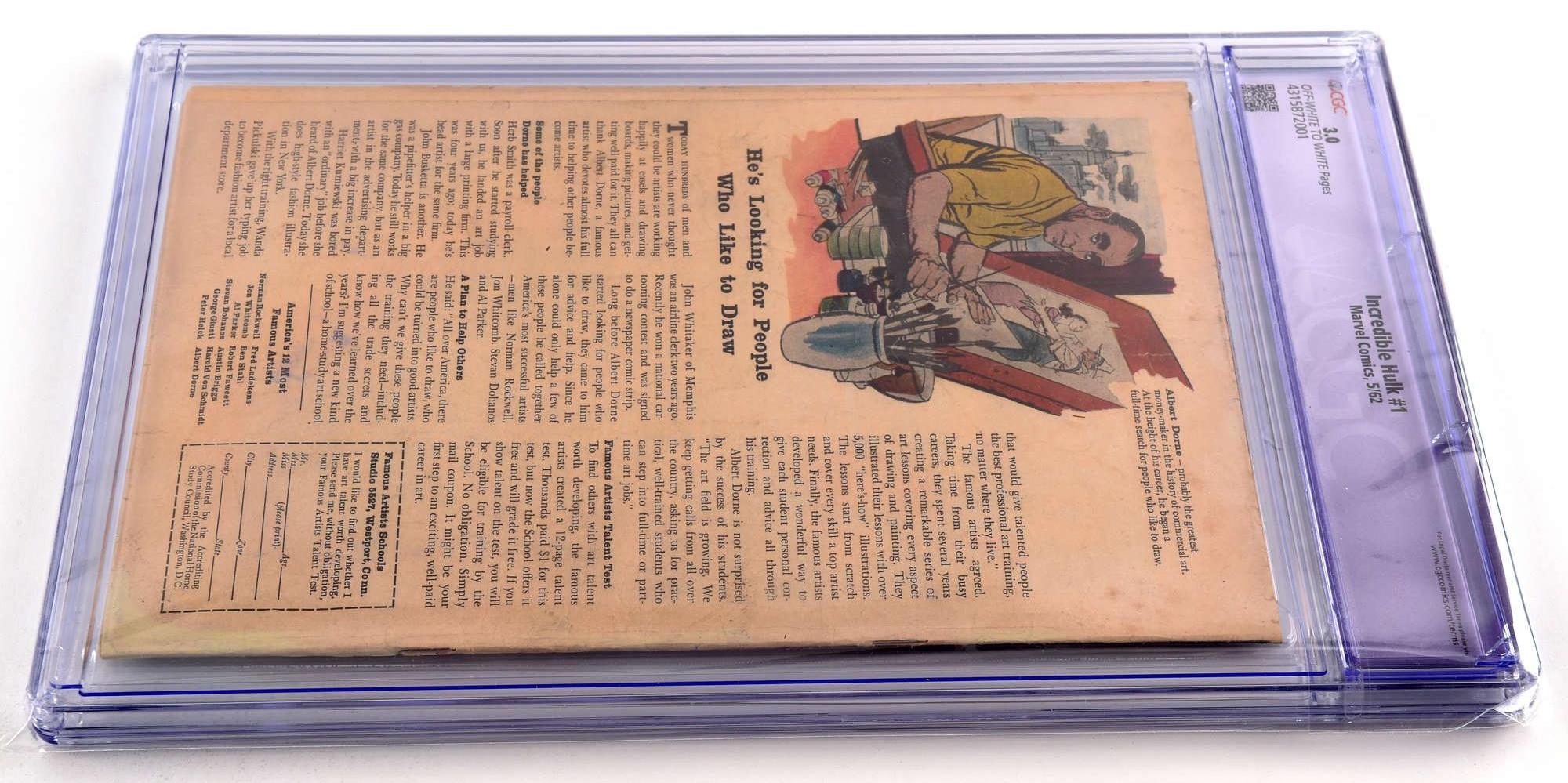 Rare copy of first ever Hulk comic set to sell for £8,000 - What's The Jam