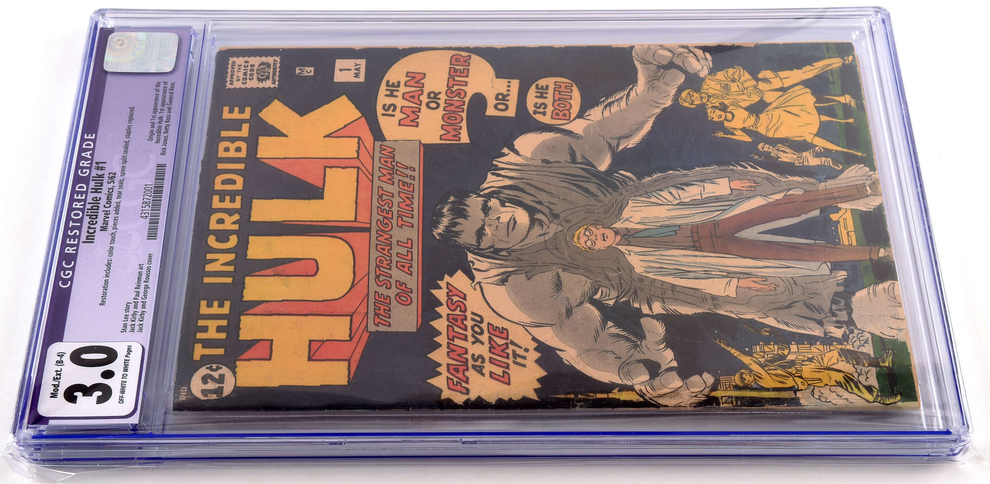 Rare torn copy of first-ever Hulk comic set to sell for £7,150 - What's ...