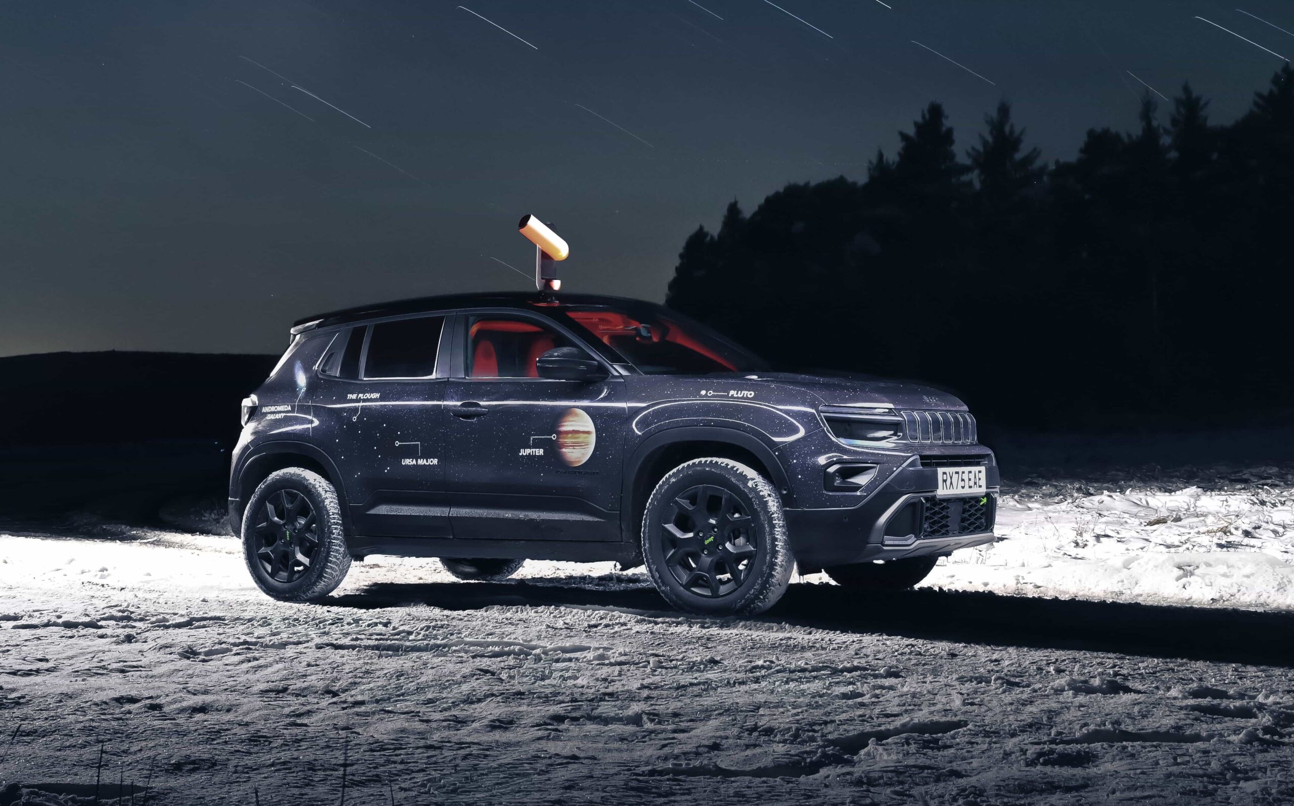 Stargazer’s dream car launched with a tablet controlled telescope on ...