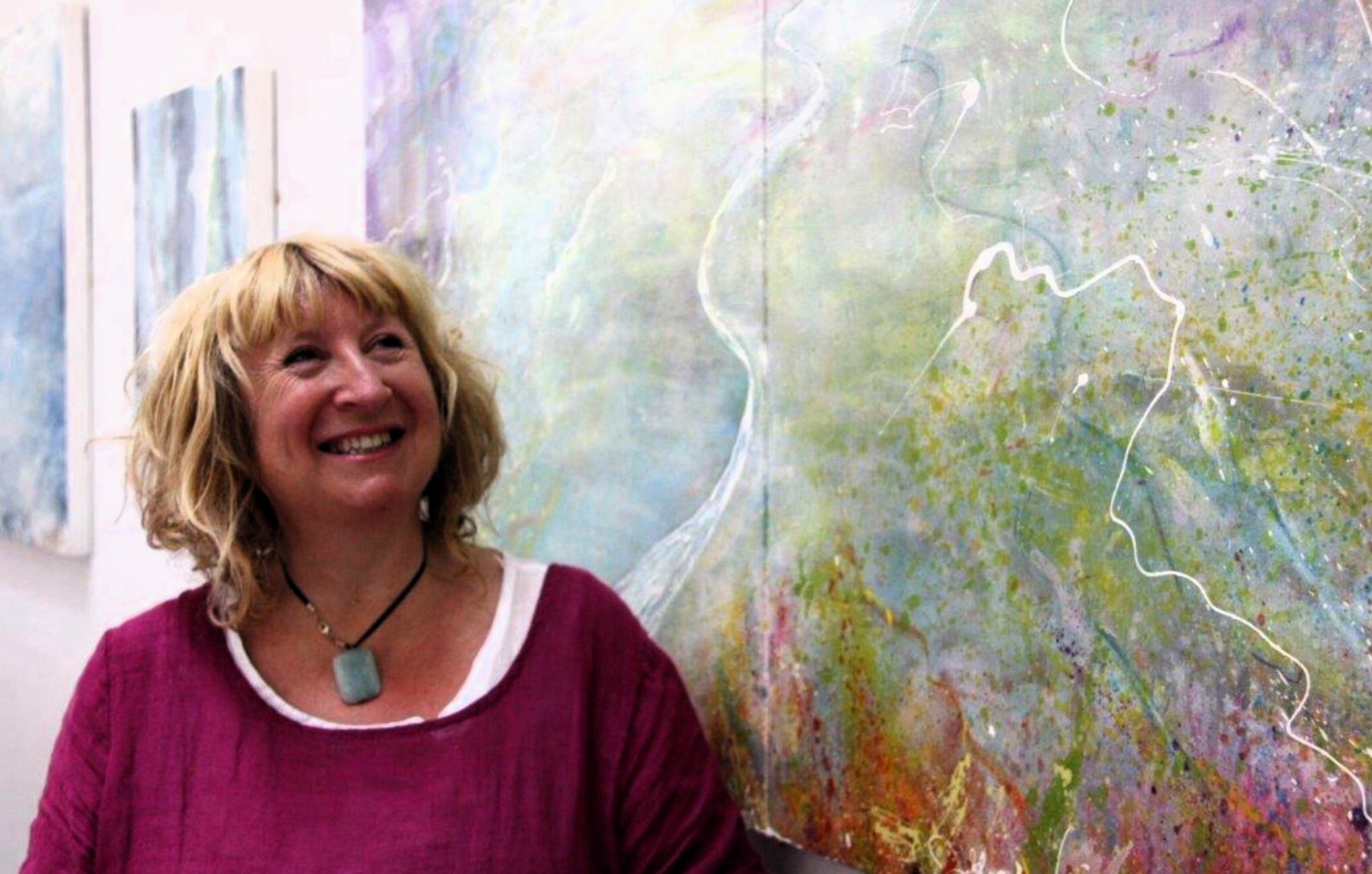 Recovering cancer patient turns illness into art by painting brain ...