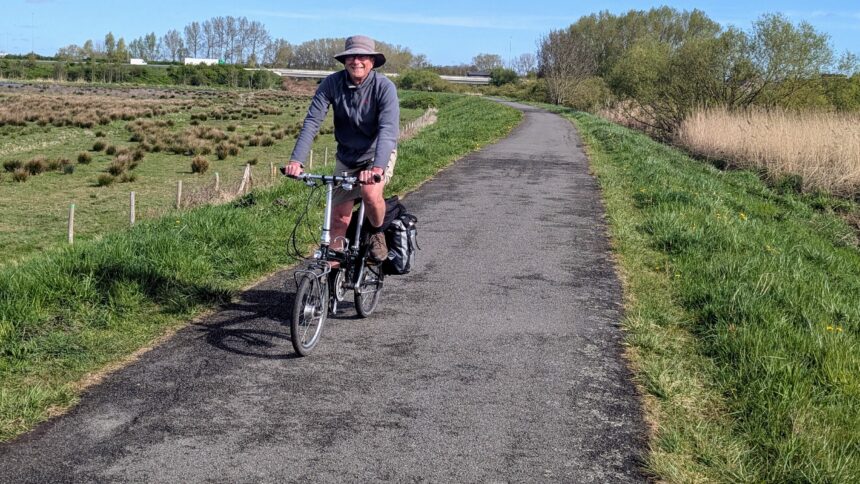 Cyclists get hump after snake-like eruptions burst through path and ...